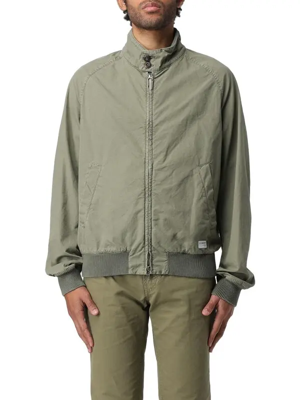 FAY Zip-up Bomber Jacket - Green