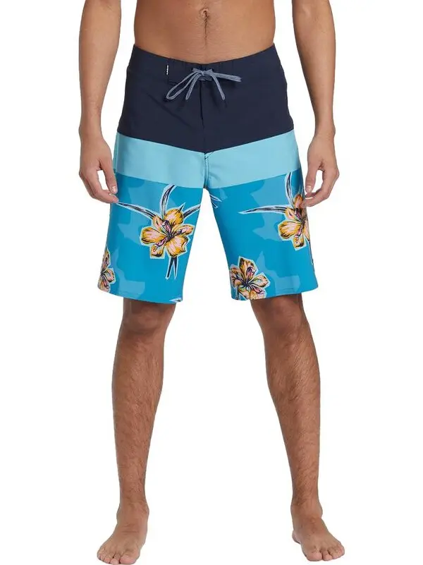 Quiksilver Surfsilk Panel 20 Board Shorts - Estate Blue Print