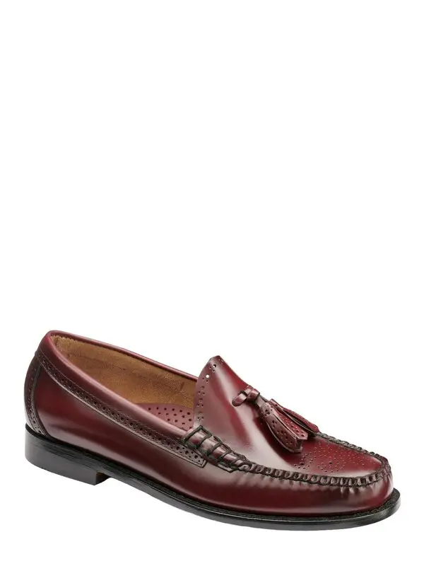 G.H.BASS Larkin Tassel Brogue Weejun Loafer - Wine