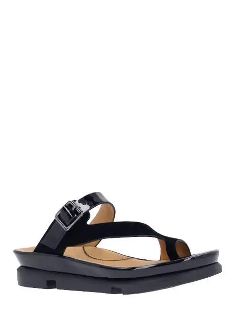 L'AMOUR DES PIEDS Alanza Toe Loop Sandal - Black