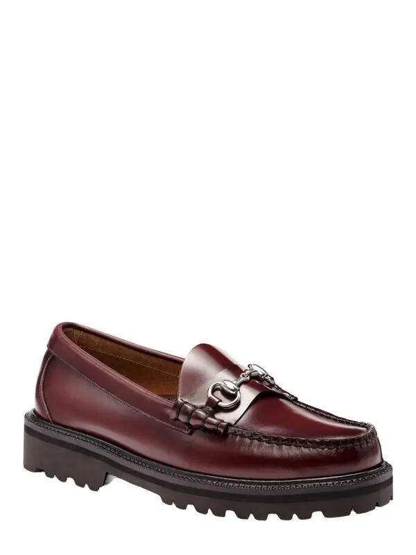 G.H.BASS Lincoln Weejun Lug Loafer - Wine