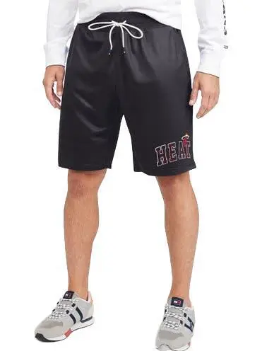 Tommy Hilfiger Miami Heat Mike Mesh Basketball Shorts - Black