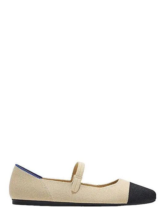 Rothy's The Square Mary Jane Flats - Cream