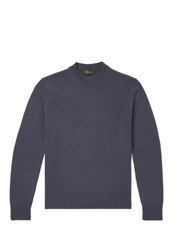 Loro Piana Parksville Baby Cashmere Sweater - Gray