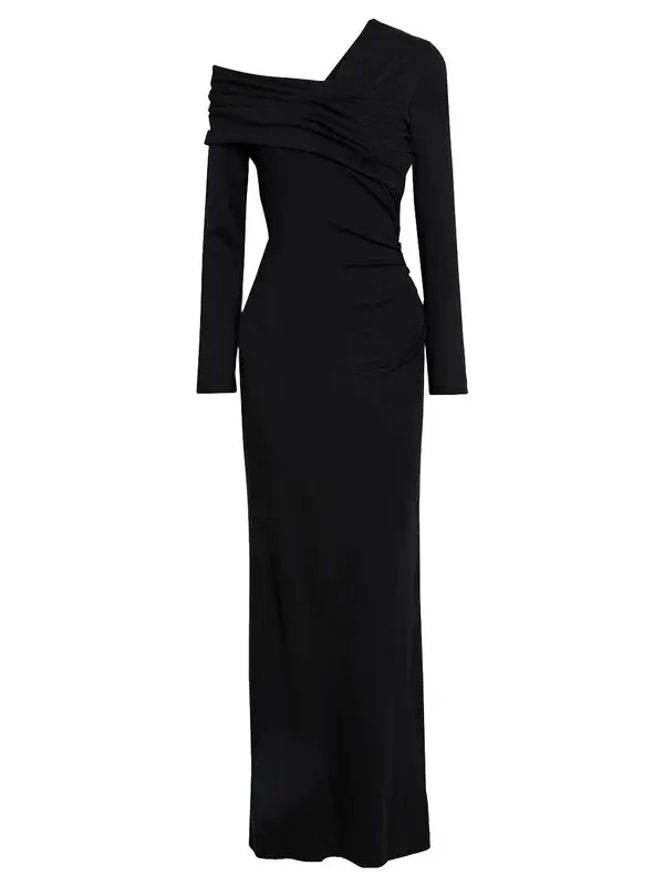 Diane Von Furstenberg Dolores One-shoulder Maxi Dress - Black