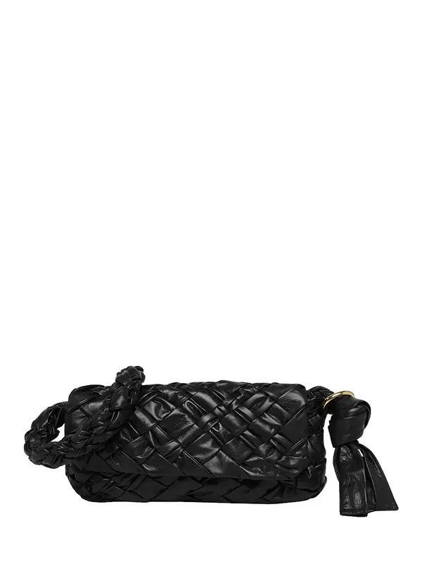 Bottega Veneta Kalimero Citta Bag - Black Brass