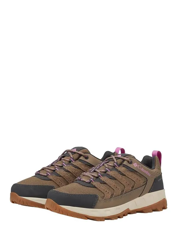 Columbia Strata Trail Low Wp Hiking Shoes - Brown