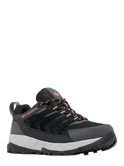 Columbia Strata Trail Low Wp Hiking Shoes - Red