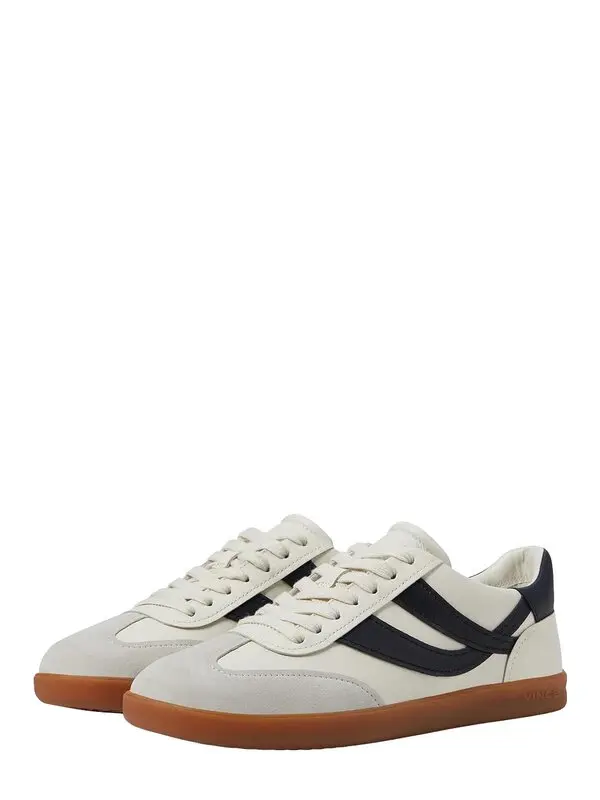 Vince Oasis Leather Sneakers - Gold