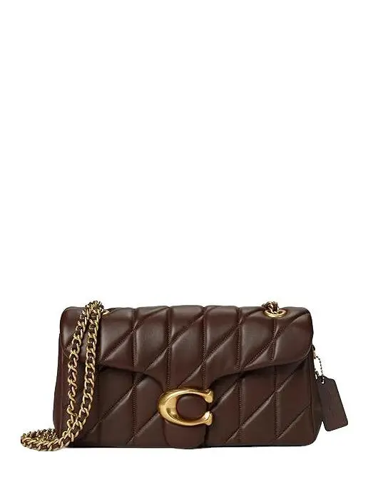 COACH Quilted Nappa Leather Tabby Shoulder Bag 26 - Tan