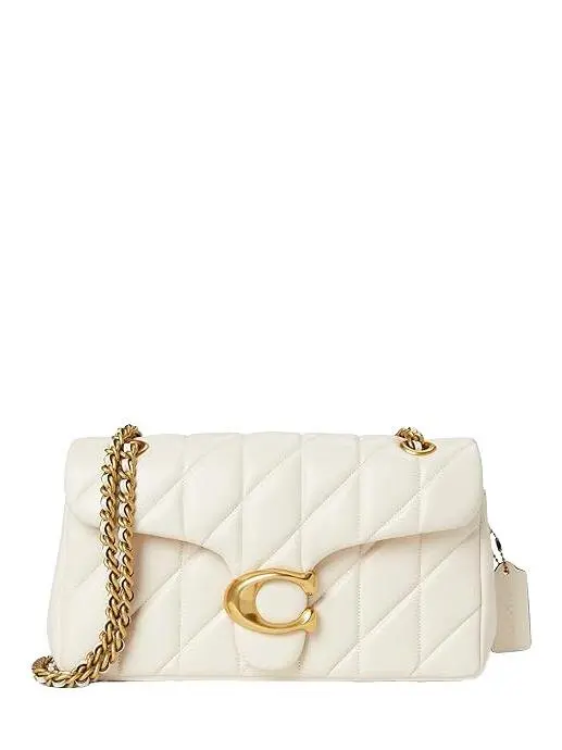 COACH Tabby Shoulder Bag 26 With Quilting - White