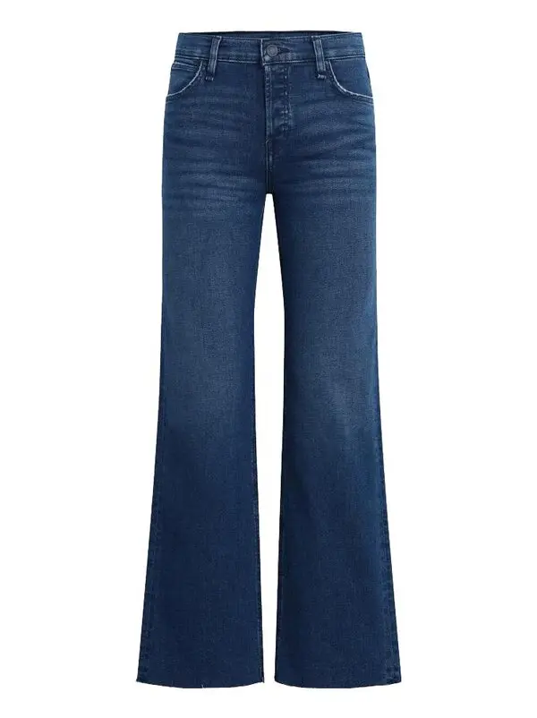 Hudson Jeans Petite Rosie High-rise Wide-leg Jeans - Dover