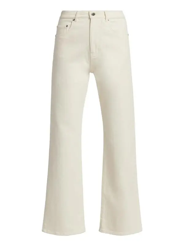 Proenza Schouler Jasper Stretch Mid-rise Jeans - Ecru
