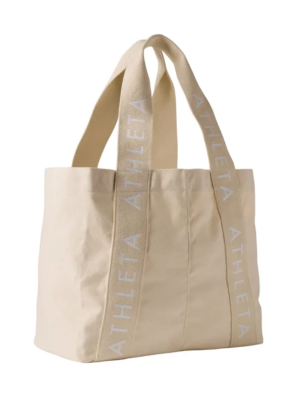Athleta Logo Tote - Natural
