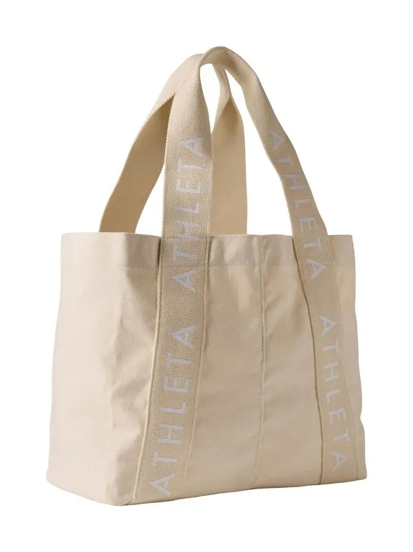 Athleta Logo Tote - Natural