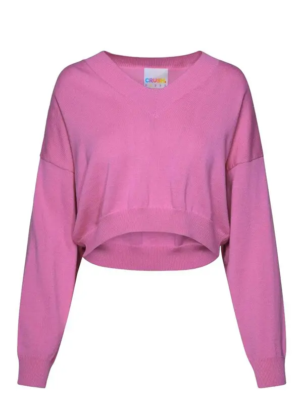 COLORUSH Cashmere Blend Sweater - Pink