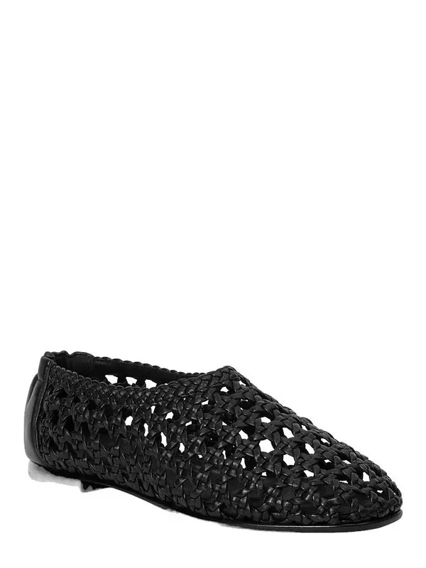 Simkhai Eden Woven Ballet Flats - Black