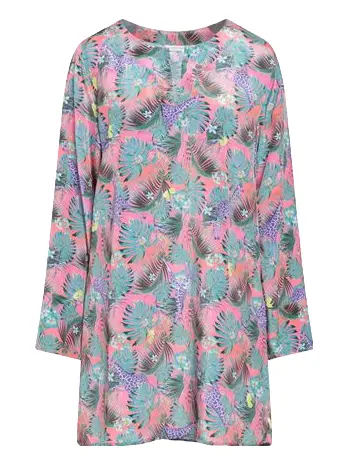 VERDISSIMA Floral Print Kaftan Top - Pink