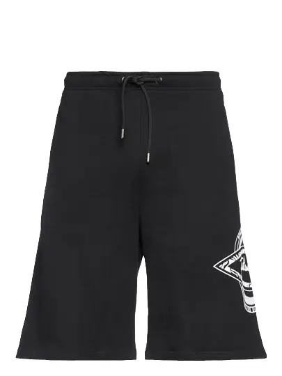 Just Cavalli French Terry Bermuda Shorts - Black