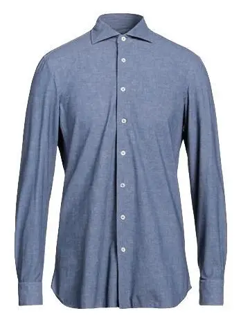 LARDINI Shirt Size Nylon, Elastane - Blue