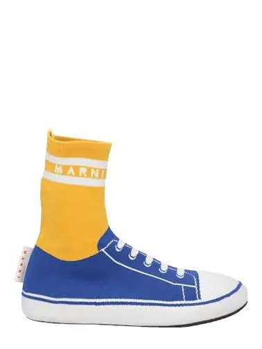 Marni Textile Ankle Sock Boots - Blue