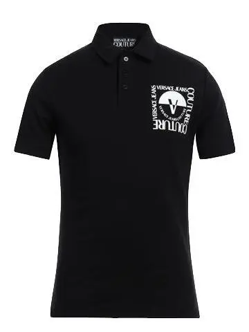 Versace Polo Shirt Size Cotton, Elastane - Black