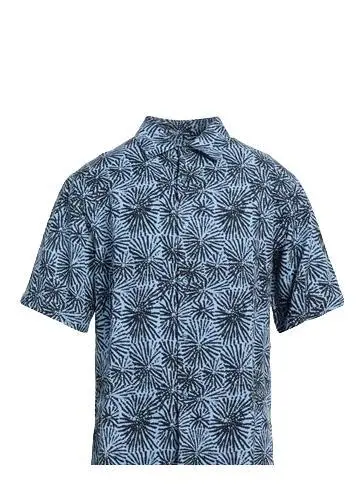 Sandro Shirt Size Lyocell, Linen - Blue
