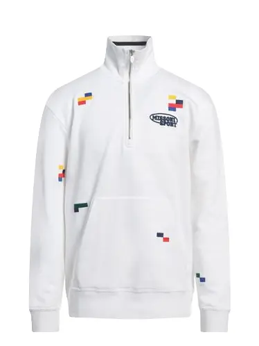 Missoni Cotton Half-zip Sweatshirt - White