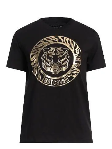 Just Cavalli Logo-print Cotton T-shirt - Black