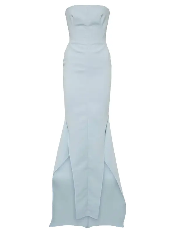 Maticevski Notorious Crêpe Bustier Gown - Blue