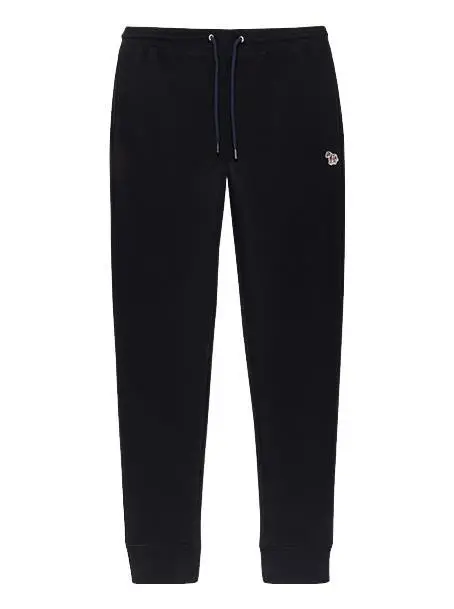 Paul Smith Tapered-fit Zebra Logo Sweatpants - Black
