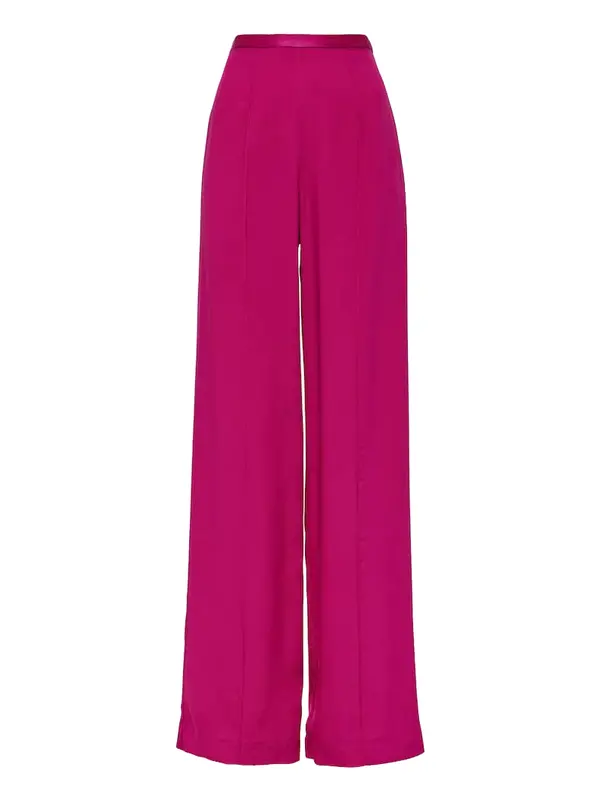 TALLER MARMO Marlene High-rise Palazzo Pants - Pink