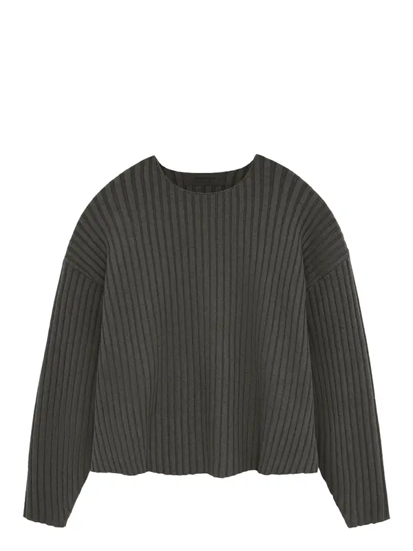 Fear Of God Raw Neck Sweater - Black