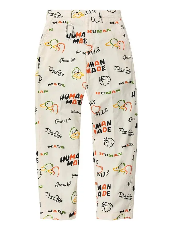 HUMAN MADE Printed Chino Pants - White