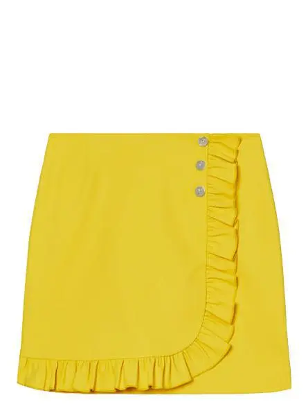 Tory Burch Tech Twill Ruffle Golf Skirt - Summer