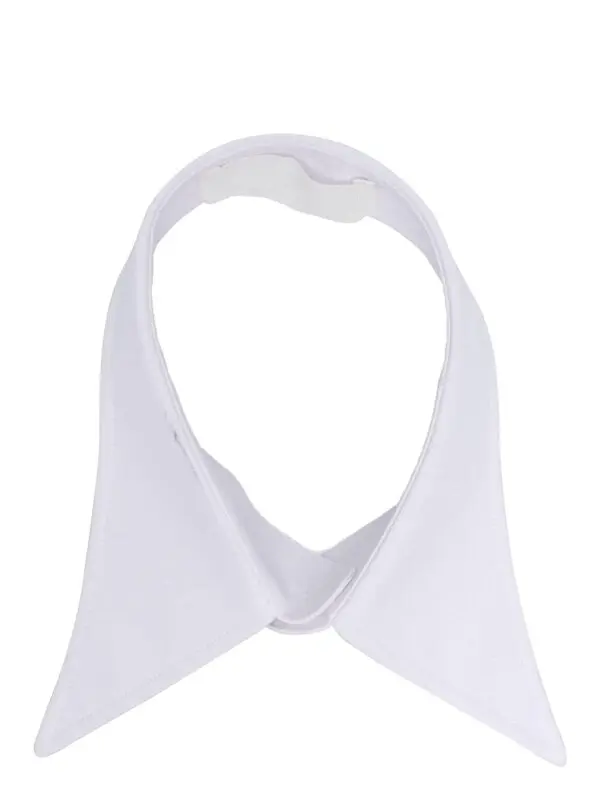 MAISON MARGIELA Oversized-pointed Cotton Collar - White
