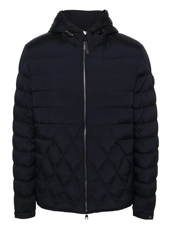 Moncler Hooded Puffer Jacket - Blue