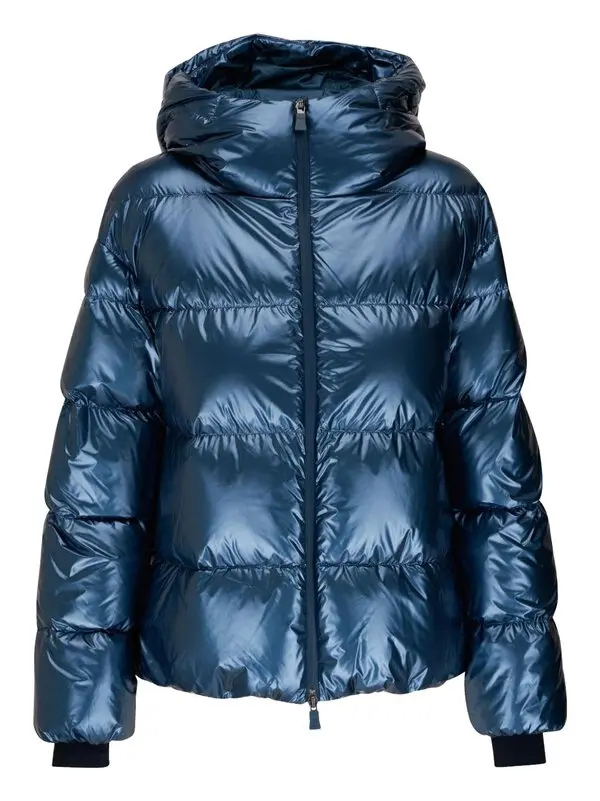 Herno Hooded Puffer Jacket - Blue
