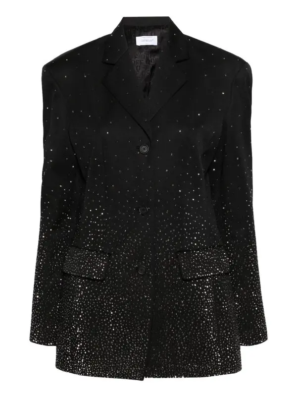 Off-White Single-breasted Embellished Blazer - Black