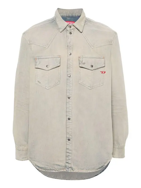 DIESEL® D-ocean Denim Shirt - Neutrals