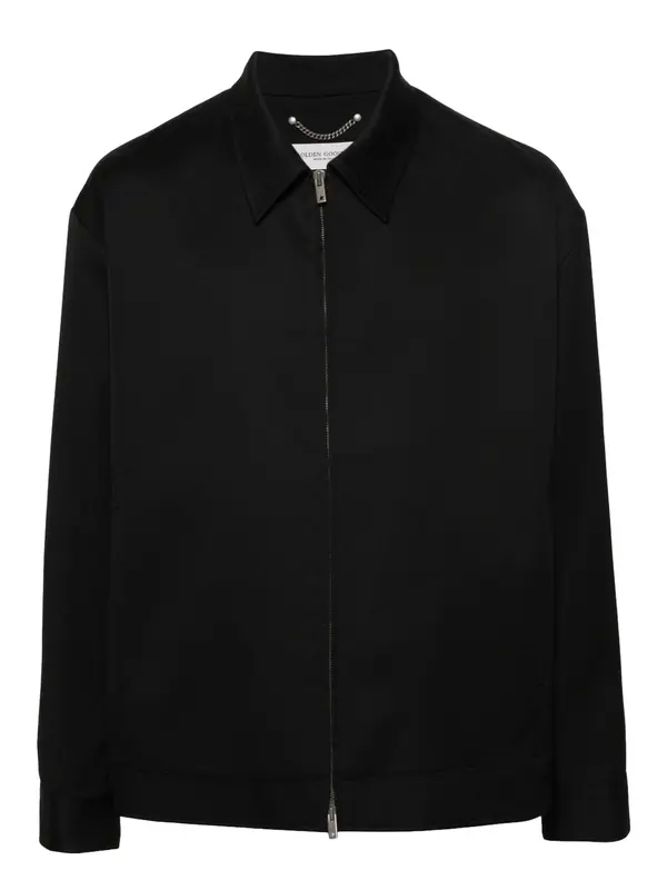 Golden Goose Virgin-wool Shirt Jacket - Black