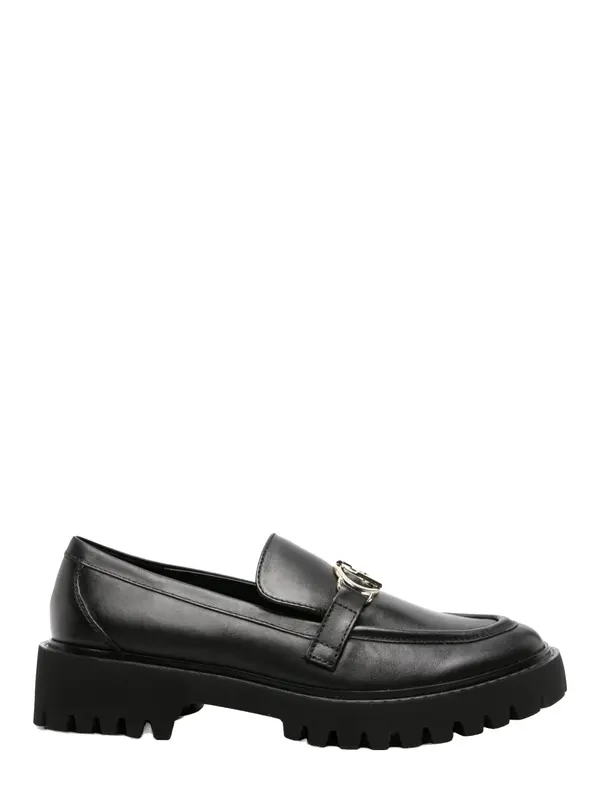 Liu Jo Cora 01 Leather Loafers - Black