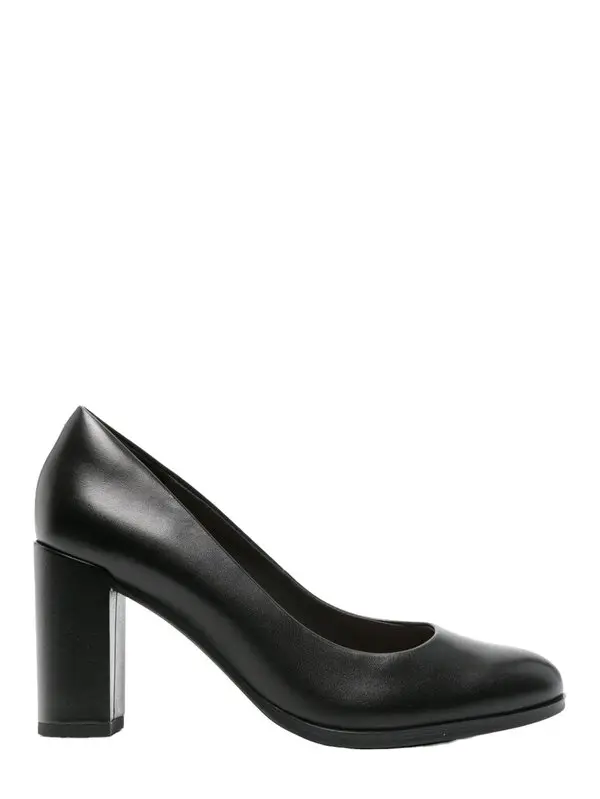 Clarks Freva 85mm Leather Pumps - Black