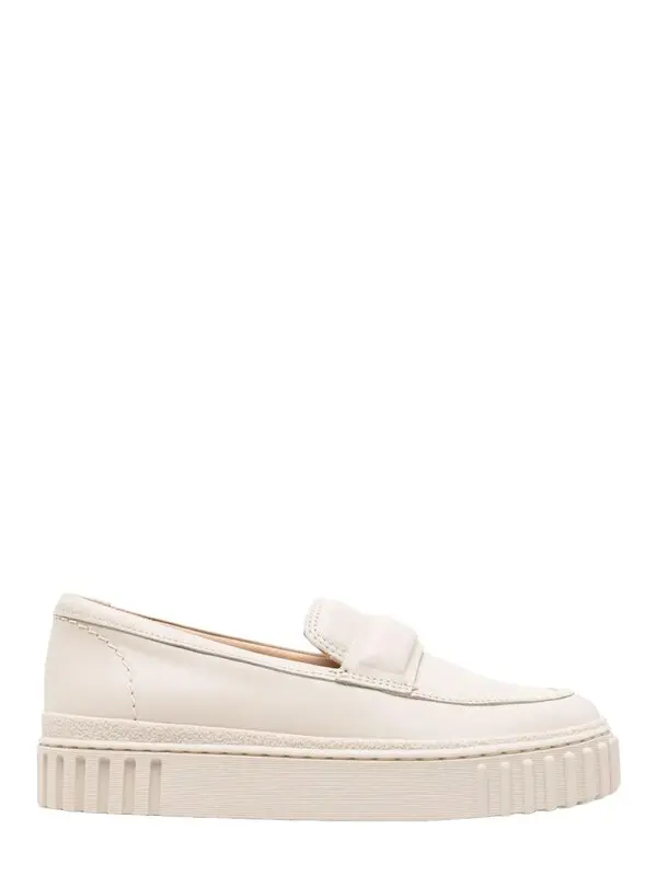 Clarks Mayhill Cove Leather Loafers - Neutrals