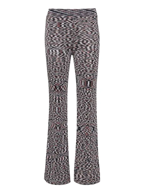 Missoni High-waist Flared Trousers - Blue