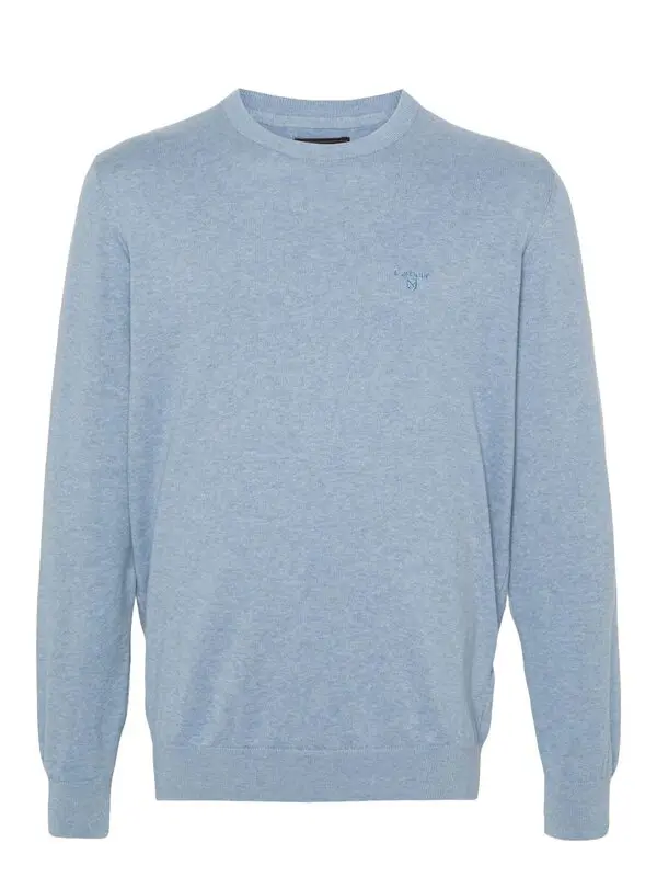 Barbour Pima Cotton Jumper - Blue