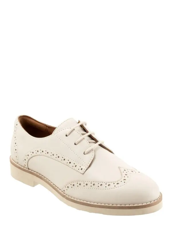 Softwalk Willet Wingtip Derby - Ivory