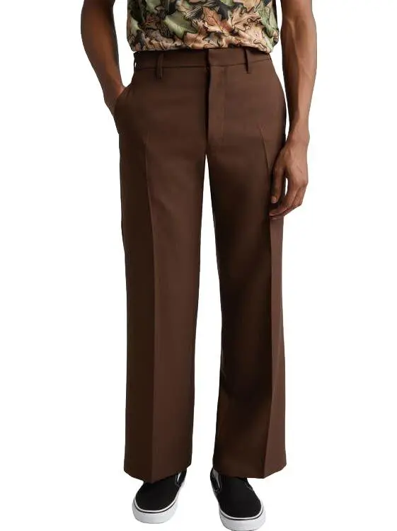 STOCKHOLM SURFBOARD CLUB Sune Bootcut Trousers - Brown