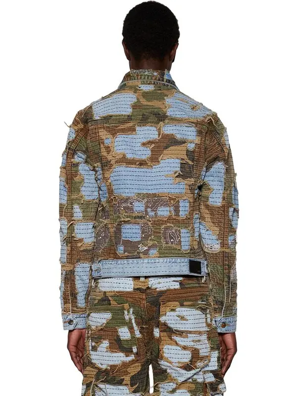 Amiri Boro Repair Trucker Jacket - Multi