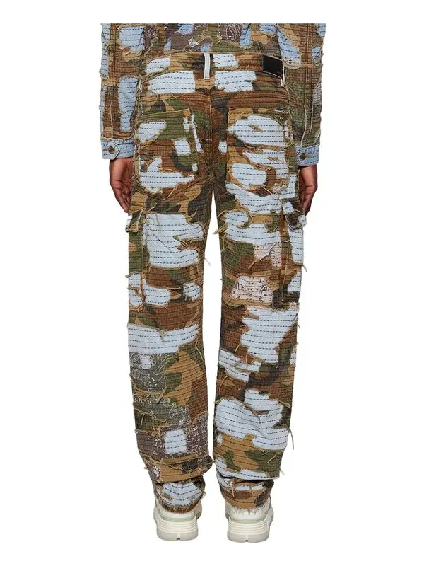 Amiri Boro Repair Straight Jean - Multi